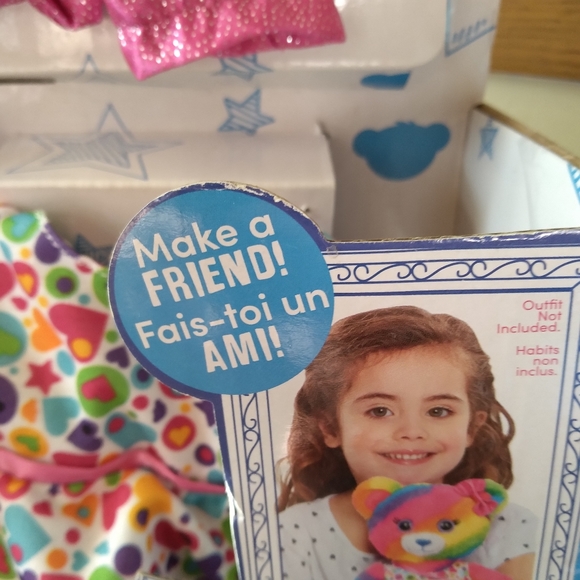 Build-A-Bear | Toys | New Rare Build A Bear Rainbow Tie Dye Bear ...